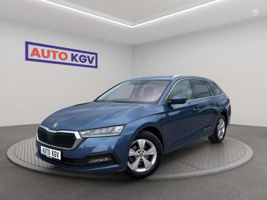 Blue Skoda Octavia 2021 in Kaunas, with an engine capacity of 1.00 L and mileage of 64 thousand km for 14599 €, photo 1 on AUTOMOTO.COM.LV