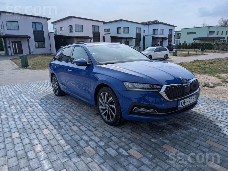 Синий Шкода Октавия 2021 в Рига, объемом двигателя 1.40 л и пробегом 170 тыс. км за 15600 €, фото 1 на AUTOMOTO.COM.LV