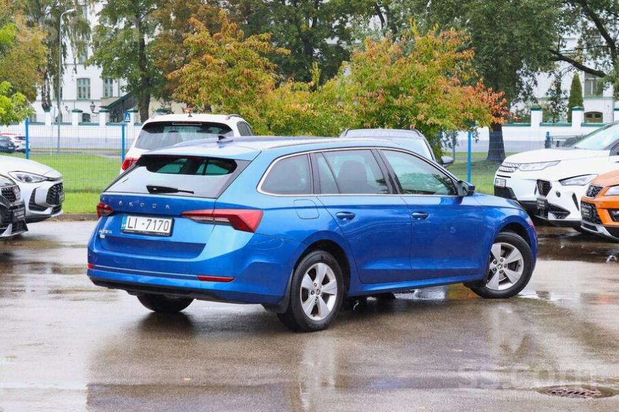 Синий Шкода Октавия 2021 в Рига, объемом двигателя 1.50 л и пробегом 99 тыс. км за 15990 €, фото 31 на AUTOMOTO.COM.LV