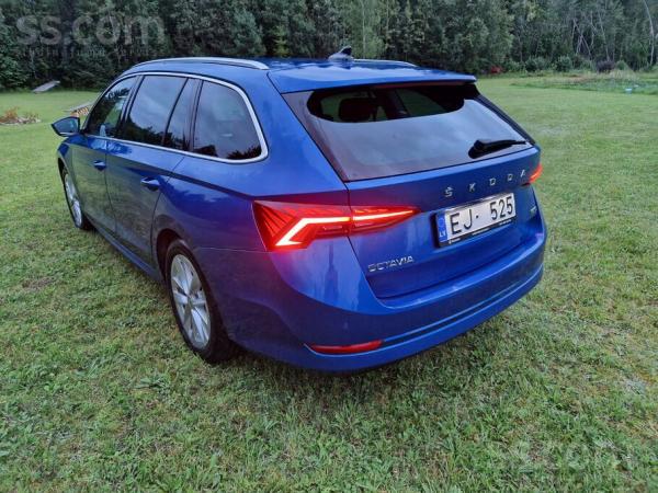 Blue Skoda Octavia 2022 in Riga, with an engine capacity of 1.50 L and mileage of 148 thousand km for 17200 €, photo 4 on AUTOMOTO.COM.LV