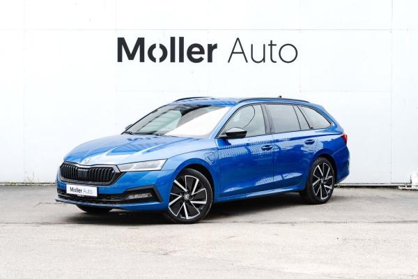 Blue Skoda Octavia 2022 in Riga, with an engine capacity of 1.40 L and mileage of 106 thousand km for 20950 €, photo 1 on AUTOMOTO.COM.LV