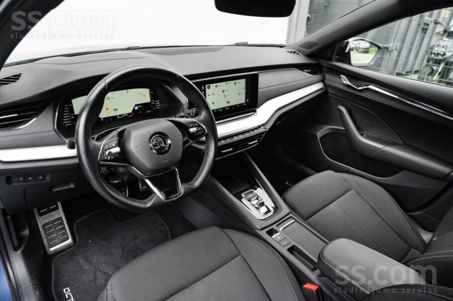 Blue Skoda Octavia 2022 in Riga, with an engine capacity of 1.40 L and mileage of 106 thousand km for 20950 €, photo 31 on AUTOMOTO.COM.LV