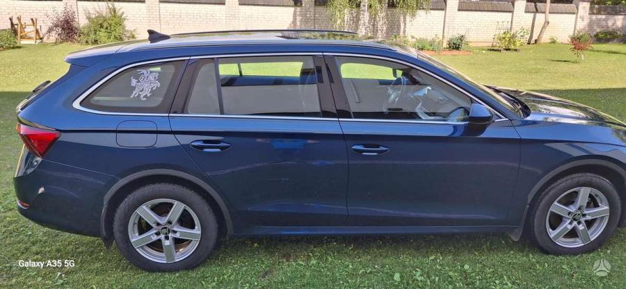 Blue Skoda Octavia 2022 in Vilnius, with an engine capacity of 1.50 L and mileage of 35 thousand km for 18000 €, photo 7 on AUTOMOTO.COM.LV