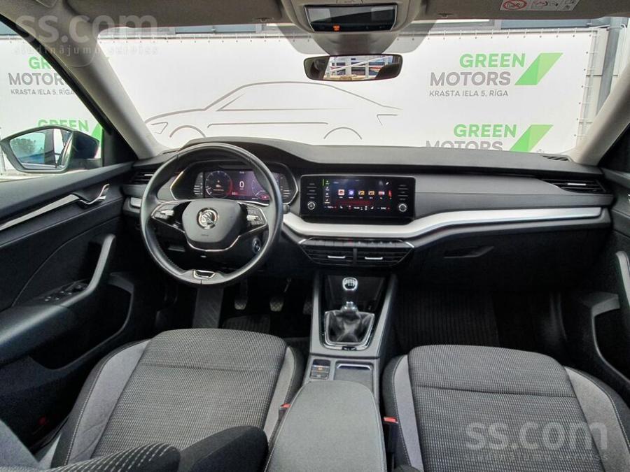 Blue Skoda Octavia 2022 in Riga, with an engine capacity of 1.50 L and mileage of 99 thousand km for 16500 €, photo 8 on AUTOMOTO.COM.LV