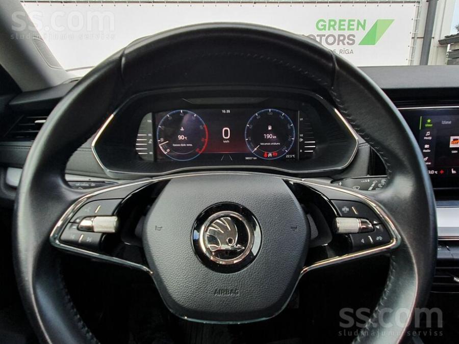 Blue Skoda Octavia 2022 in Riga, with an engine capacity of 1.50 L and mileage of 99 thousand km for 16500 €, photo 14 on AUTOMOTO.COM.LV