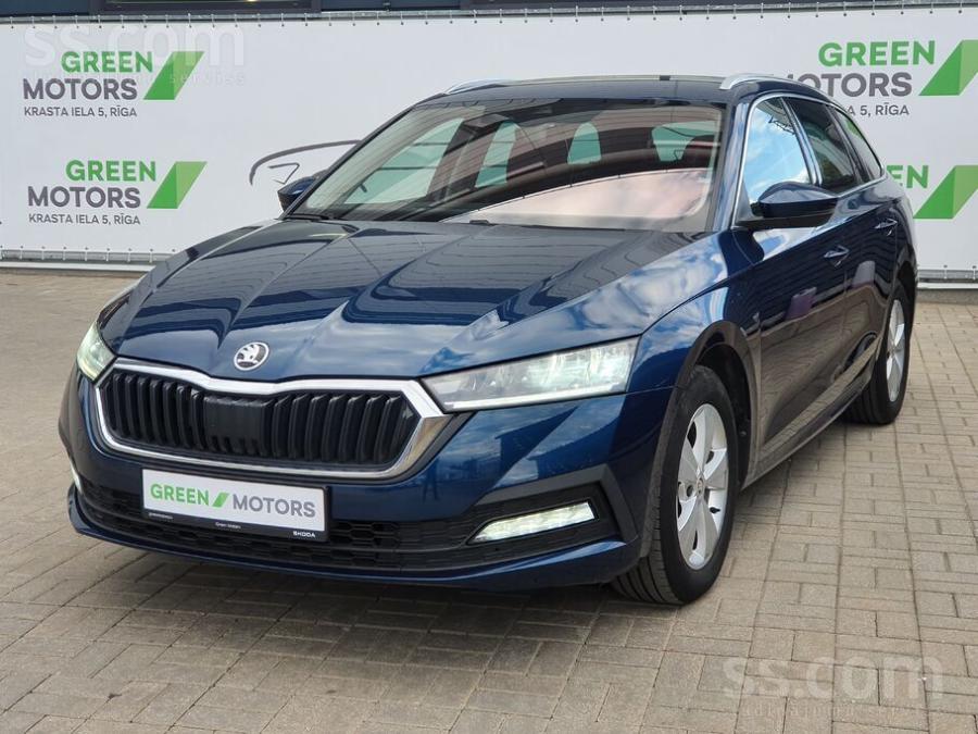 Blue Skoda Octavia 2022 in Riga, with an engine capacity of 1.50 L and mileage of 99 thousand km for 16500 €, photo 35 on AUTOMOTO.COM.LV
