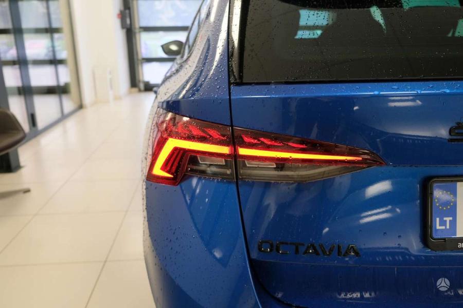 Blue Skoda Octavia 2022 in Vilnius, with an engine capacity of 1.40 L and mileage of 141 thousand km for 20700 €, photo 36 on AUTOMOTO.COM.LV