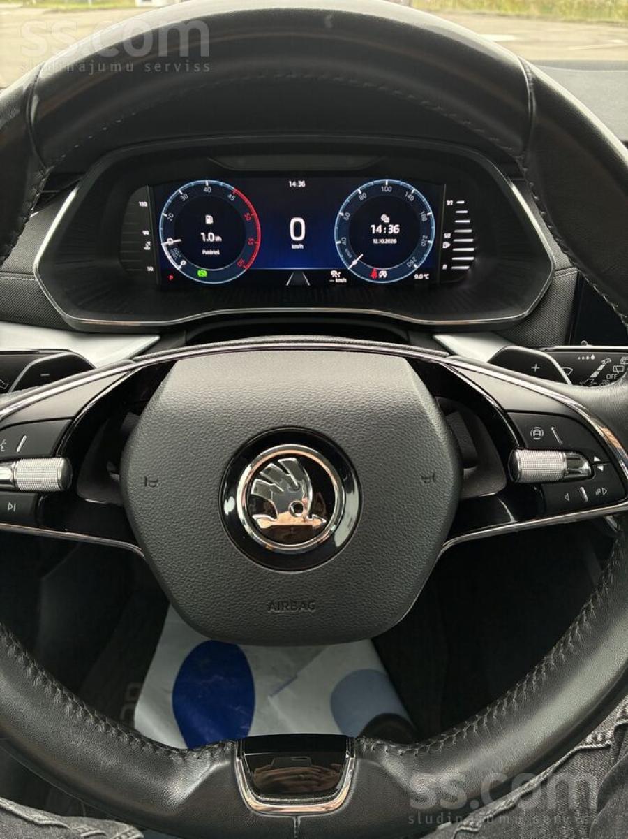 Blue Skoda Octavia 2022 in Riga, with an engine capacity of 2.00 L and mileage of 119 thousand km for 16800 €, photo 15 on AUTOMOTO.COM.LV