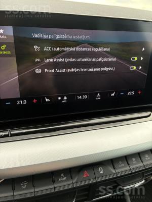 Blue Skoda Octavia 2022 in Riga, with an engine capacity of 2.00 L and mileage of 119 thousand km for 16800 €, photo 20 on AUTOMOTO.COM.LV