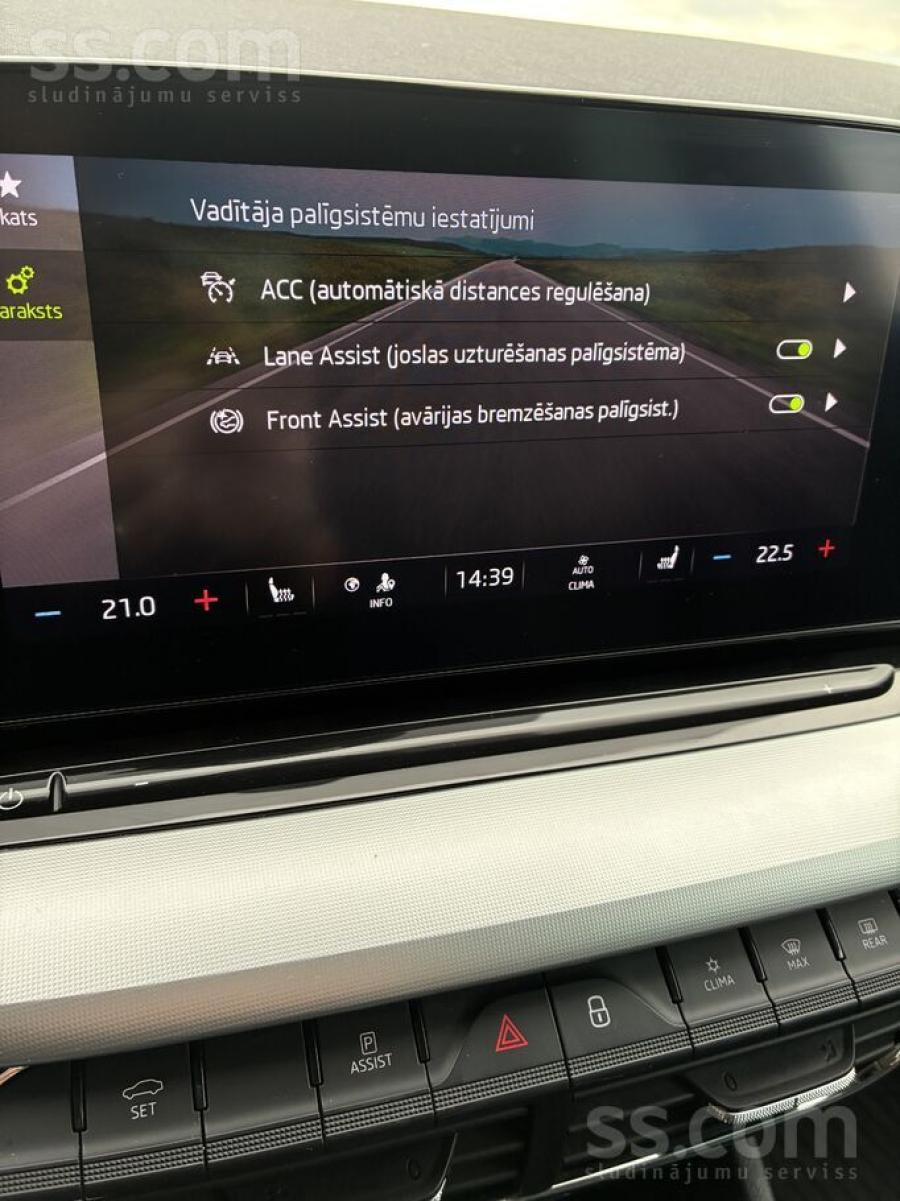 Blue Skoda Octavia 2022 in Riga, with an engine capacity of 2.00 L and mileage of 119 thousand km for 16800 €, photo 20 on AUTOMOTO.COM.LV