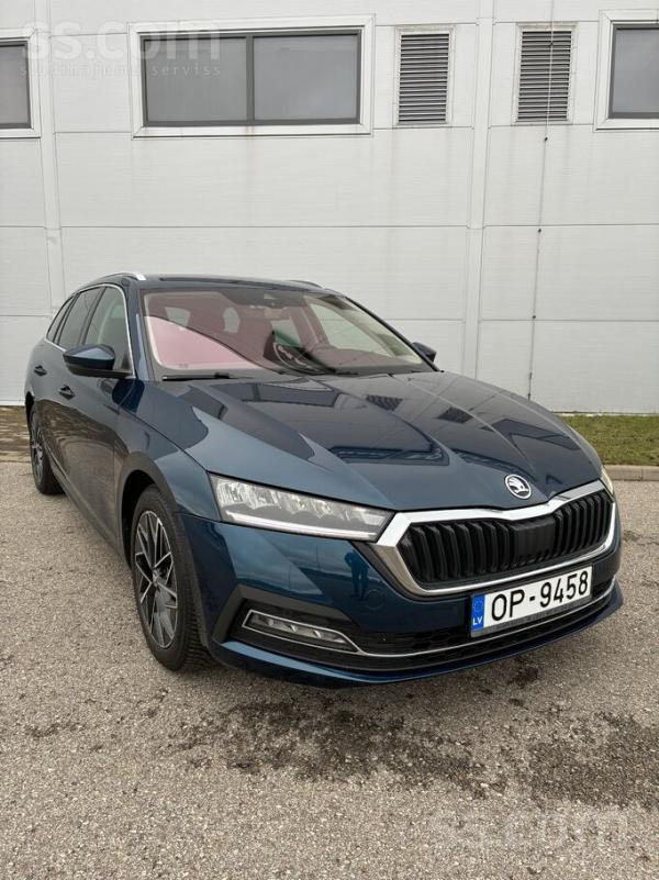 Blue Skoda Octavia 2022 in Riga, with an engine capacity of 2.00 L and mileage of 119 thousand km for 16800 €, photo 1 on AUTOMOTO.COM.LV
