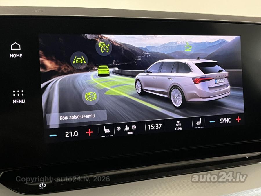 Zils Skoda Octavia 2023 Tallina, ar dzinēja tilpumu 1.50 L un nobraukumu 166 tūkst. km par 16900 €, foto 12 vietnē AUTOMOTO.COM.LV