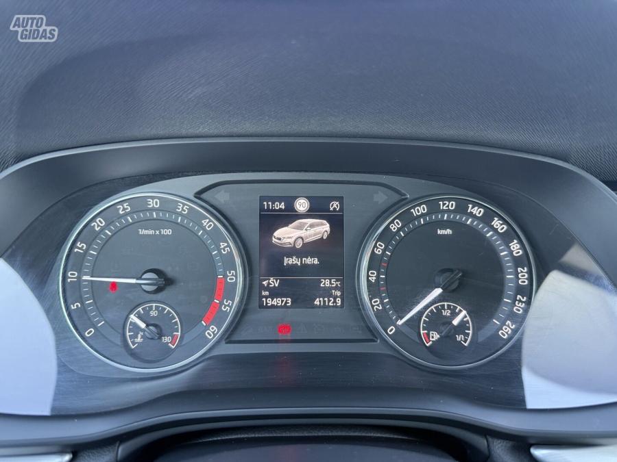 Blue Skoda Octavia 2023 in Vilnius, with an engine capacity of 2.00 L and mileage of 195 thousand km for 13999 €, photo 16 on AUTOMOTO.COM.LV