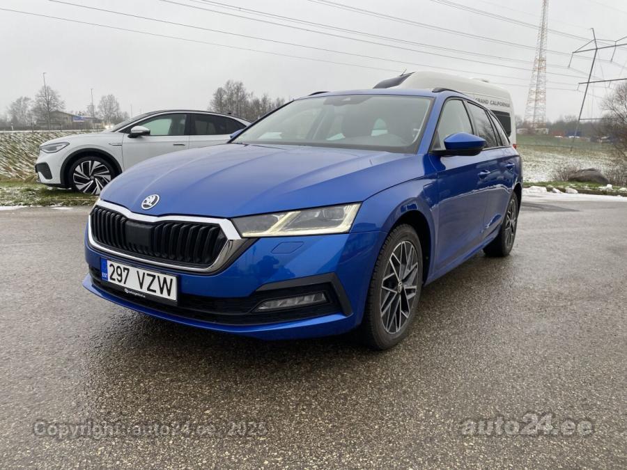 Blue Skoda Octavia 2024 in Viljandi, with an engine capacity of 1.40 L and mileage of 57 thousand km for 22999 €, photo 1 on AUTOMOTO.COM.LV