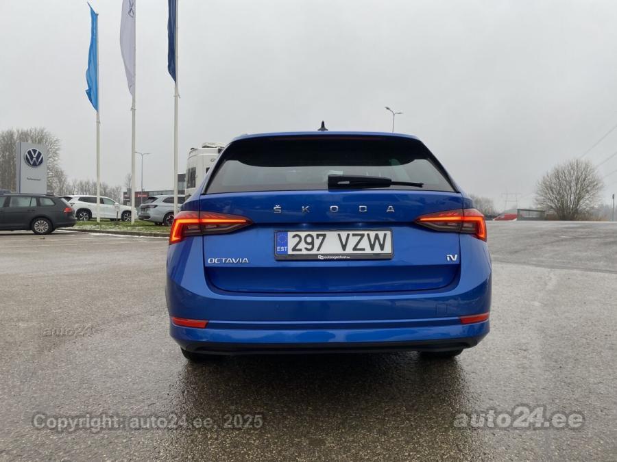 Blue Skoda Octavia 2024 in Viljandi, with an engine capacity of 1.40 L and mileage of 57 thousand km for 22999 €, photo 13 on AUTOMOTO.COM.LV