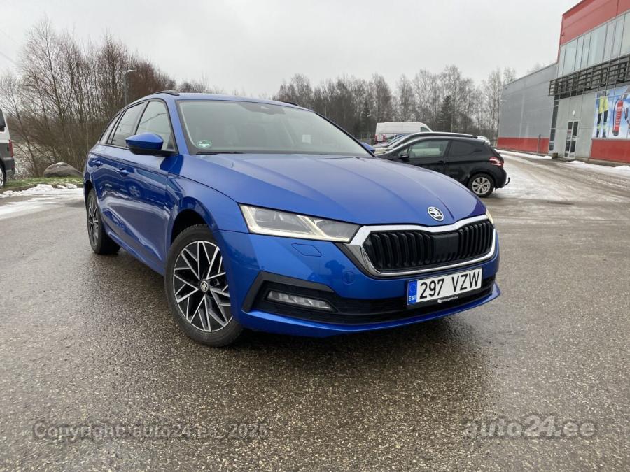Blue Skoda Octavia 2024 in Viljandi, with an engine capacity of 1.40 L and mileage of 57 thousand km for 22999 €, photo 19 on AUTOMOTO.COM.LV