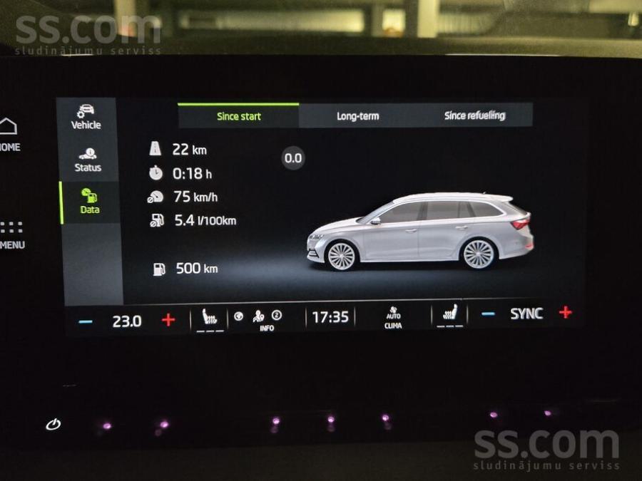 Zils Skoda Octavia 2024 Jūrmala, ar dzinēja tilpumu 2.00 L un nobraukumu 150 tūkst. km par 17990 €, foto 25 vietnē AUTOMOTO.COM.LV