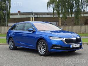 Blue Skoda Octavia 2024 in Riga, with an engine capacity of 2.00 L and mileage of 41 thousand km for 22790 €, photo  on AUTOMOTO.COM.LV