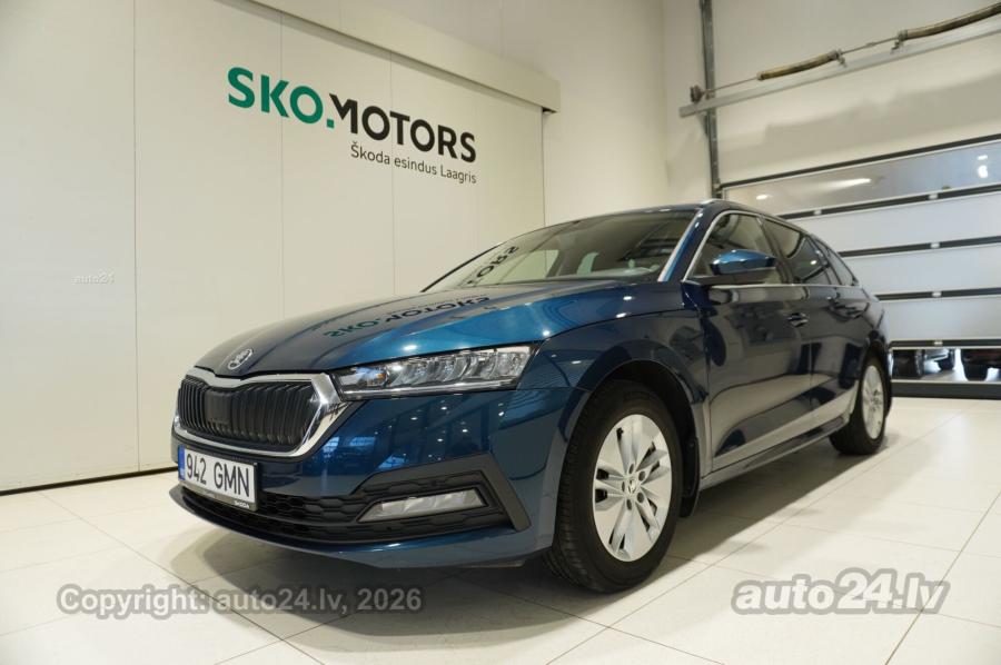 Blue Skoda Octavia 2024 in Tallinn, with an engine capacity of 1.50 L and mileage of 55 thousand km for 21500 €, photo 1 on AUTOMOTO.COM.LV