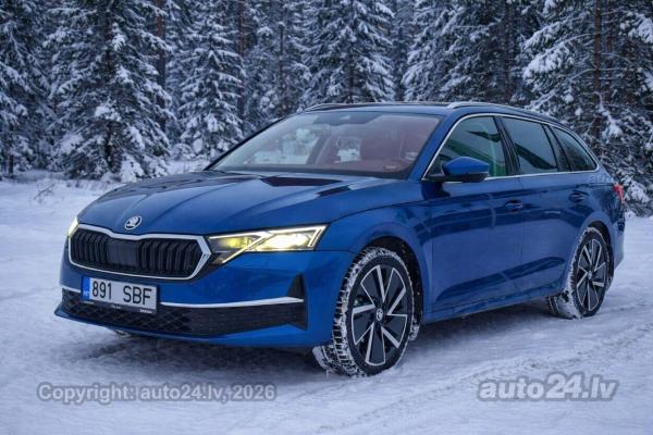 Zils Skoda Octavia 2025 Tallina, ar dzinēja tilpumu 1.50 L un nobraukumu 17 tūkst. km par 33900 €, foto 1 vietnē AUTOMOTO.COM.LV