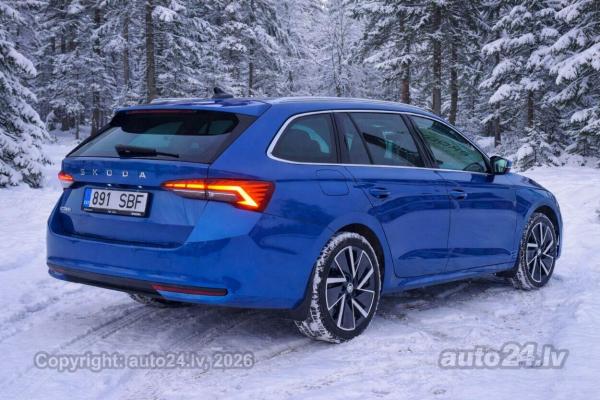 Zils Skoda Octavia 2025 Tallina, ar dzinēja tilpumu 1.50 L un nobraukumu 17 tūkst. km par 33900 €, foto 4 vietnē AUTOMOTO.COM.LV