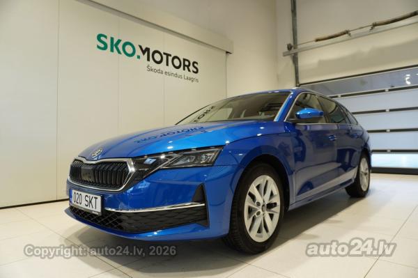 Zils Skoda Octavia 2025 Tallina, ar dzinēja tilpumu 1.50 L un nobraukumu 7 tūkst. km par 30900 €, foto 1 vietnē AUTOMOTO.COM.LV