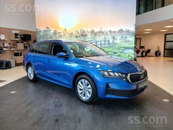 Zils Skoda Octavia 2026 Rīga, ar dzinēja tilpumu 1.50 L un nobraukumu 0 tūkst. km par 26873 €, foto 1 vietnē AUTOMOTO.COM.LV