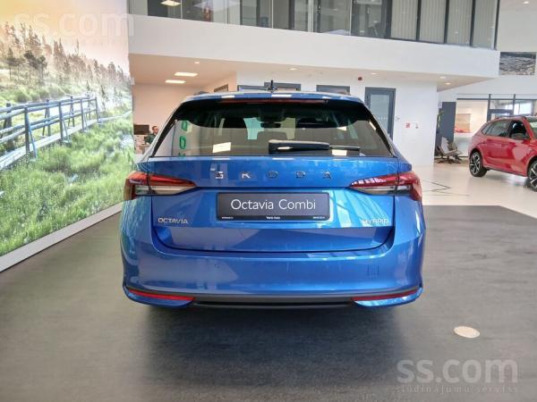 Zils Skoda Octavia 2026 Rīga, ar dzinēja tilpumu 1.50 L un nobraukumu 0 tūkst. km par 26873 €, foto 5 vietnē AUTOMOTO.COM.LV
