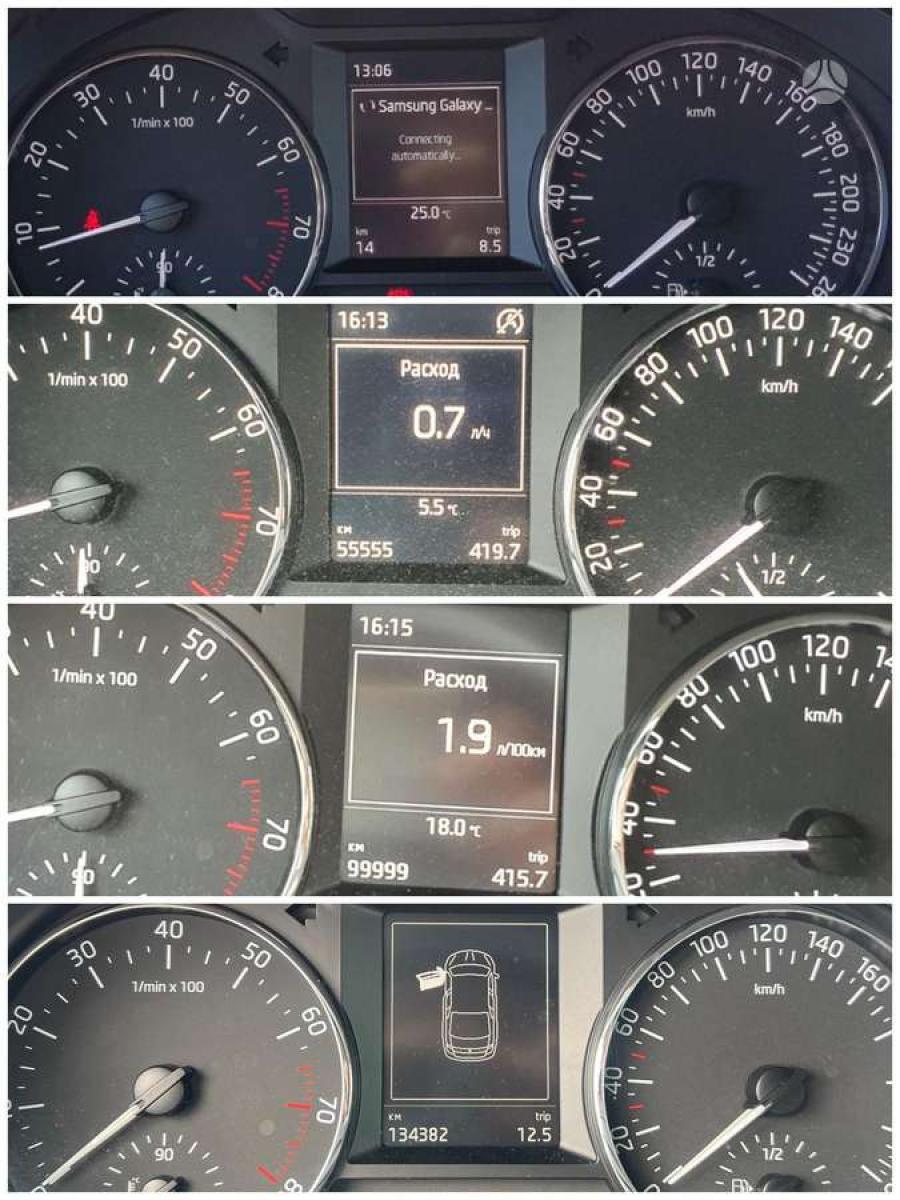 Brown Skoda Octavia 2016 in Klaipeda, with an engine capacity of 1.40 L and mileage of 135 thousand km for 11300 €, photo 14 on AUTOMOTO.COM.LV