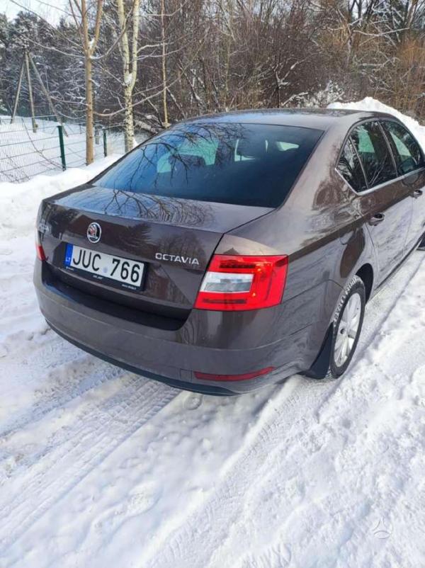 Brown Skoda Octavia 2017 in Vilnius, with an engine capacity of 1.60 L and mileage of 155 thousand km for 9700 €, photo 4 on AUTOMOTO.COM.LV