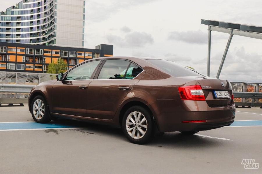 Brown Skoda Octavia 2018 in Vilnius, with an engine capacity of 1.00 L and mileage of 156 thousand km for 8900 €, photo 4 on AUTOMOTO.COM.LV