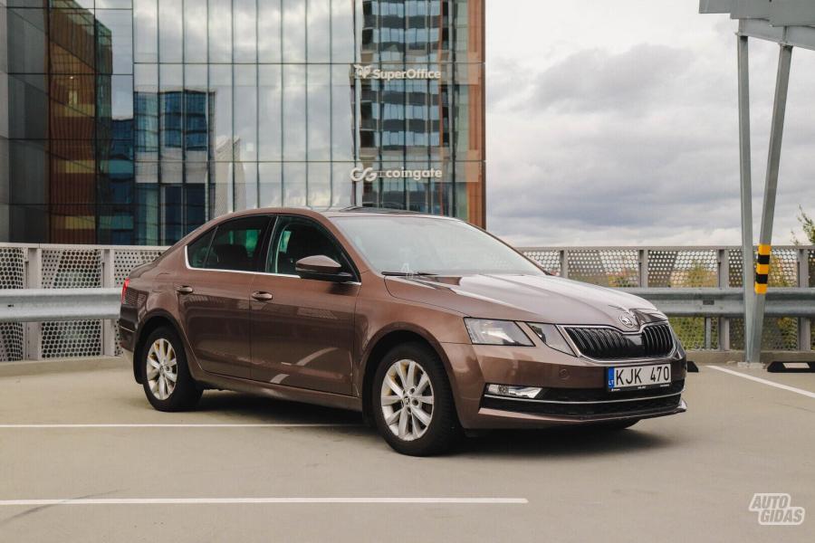 Brown Skoda Octavia 2018 in Vilnius, with an engine capacity of 1.00 L and mileage of 156 thousand km for 8900 €, photo 26 on AUTOMOTO.COM.LV