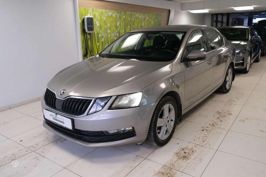 Brown Skoda Octavia 2019 in Vilnius, with an engine capacity of 1.50 L and mileage of 121 thousand km for 10900 €, photo 1 on AUTOMOTO.COM.LV