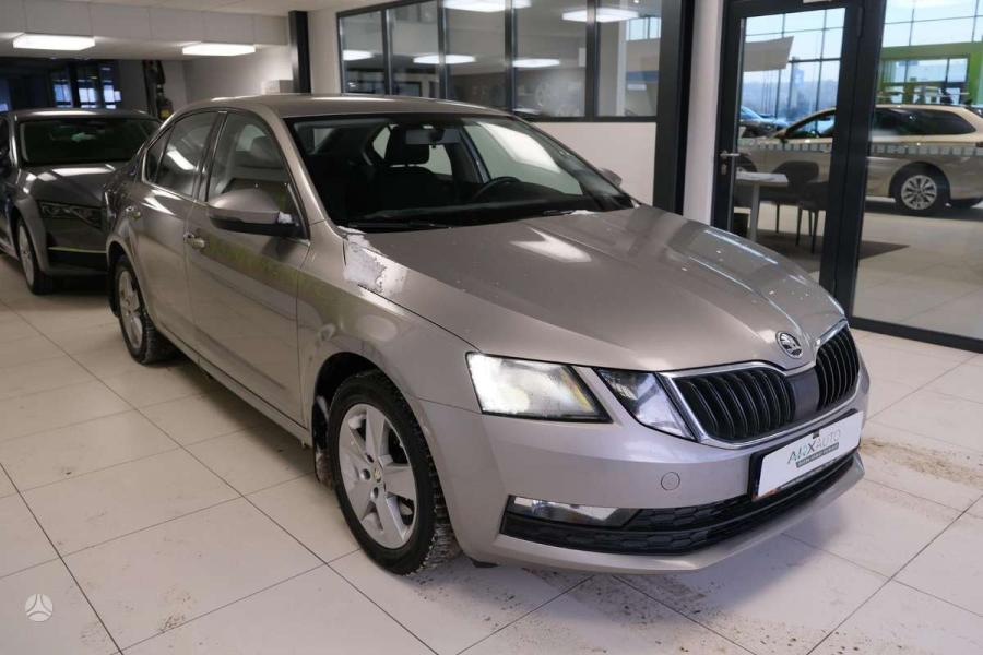 Brown Skoda Octavia 2019 in Vilnius, with an engine capacity of 1.50 L and mileage of 121 thousand km for 10900 €, photo 3 on AUTOMOTO.COM.LV