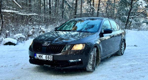 Brown Skoda Octavia 2020 in Vilnius, with an engine capacity of 1.50 L and mileage of 149 thousand km for 13900 €, photo 1 on AUTOMOTO.COM.LV