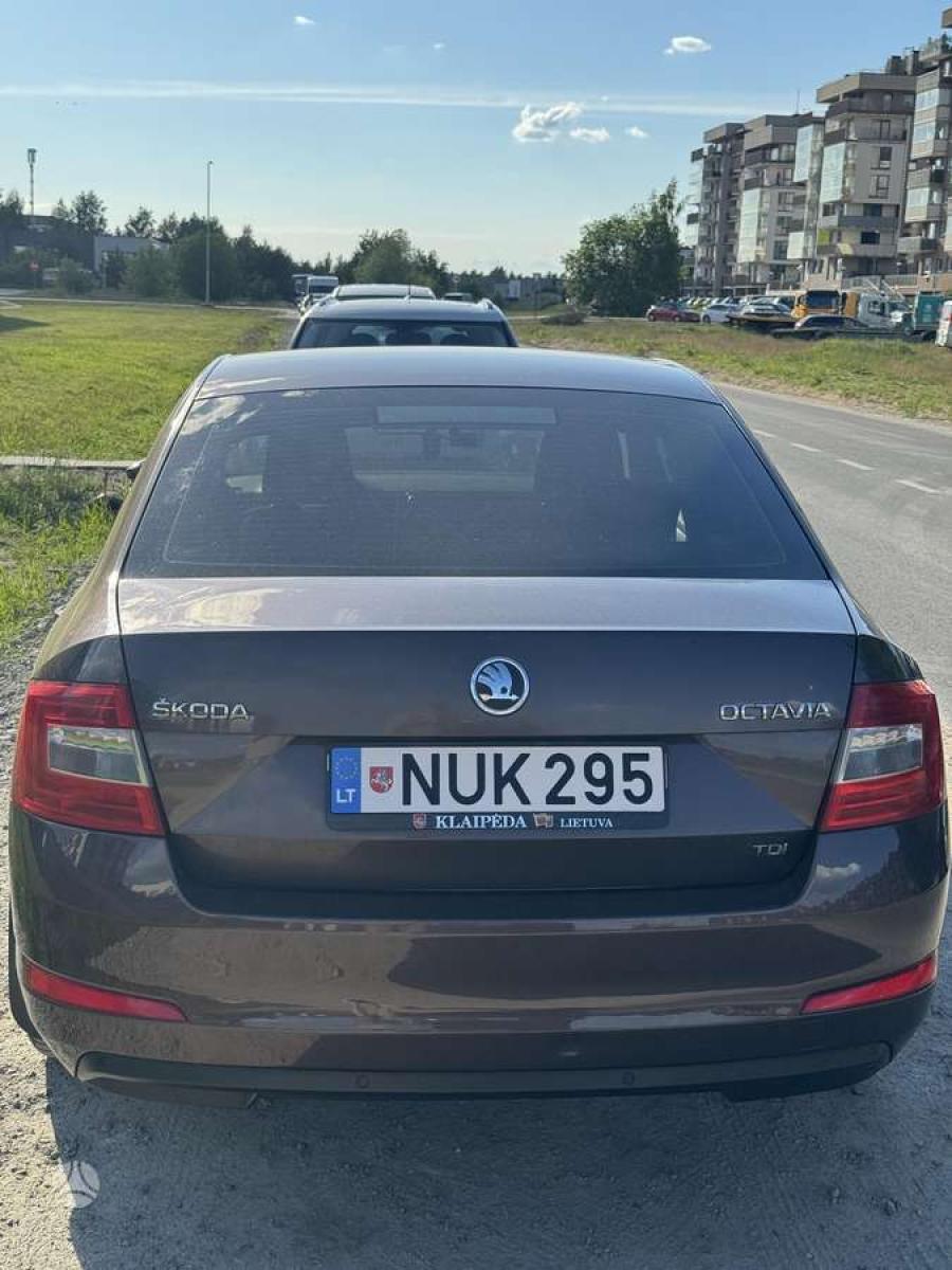 Brūns Skoda Octavia 2013 Viļņa, ar dzinēja tilpumu 1.60 L un nobraukumu 175 tūkst. km par 6700 €, foto 3 vietnē AUTOMOTO.COM.LV