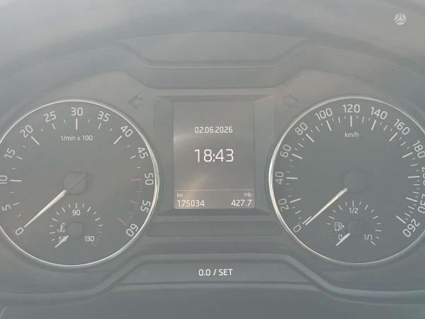 Brown Skoda Octavia 2013 in Vilnius, with an engine capacity of 1.60 L and mileage of 175 thousand km for 6700 €, photo 8 on AUTOMOTO.COM.LV
