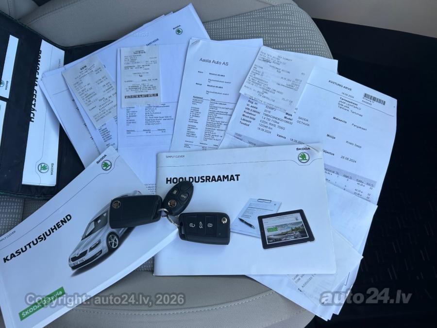 Коричневый Шкода Октавия 2015 в Таллин, объемом двигателя 1.40 л и пробегом 135 тыс. км за 9800 €, фото 24 на AUTOMOTO.COM.LV