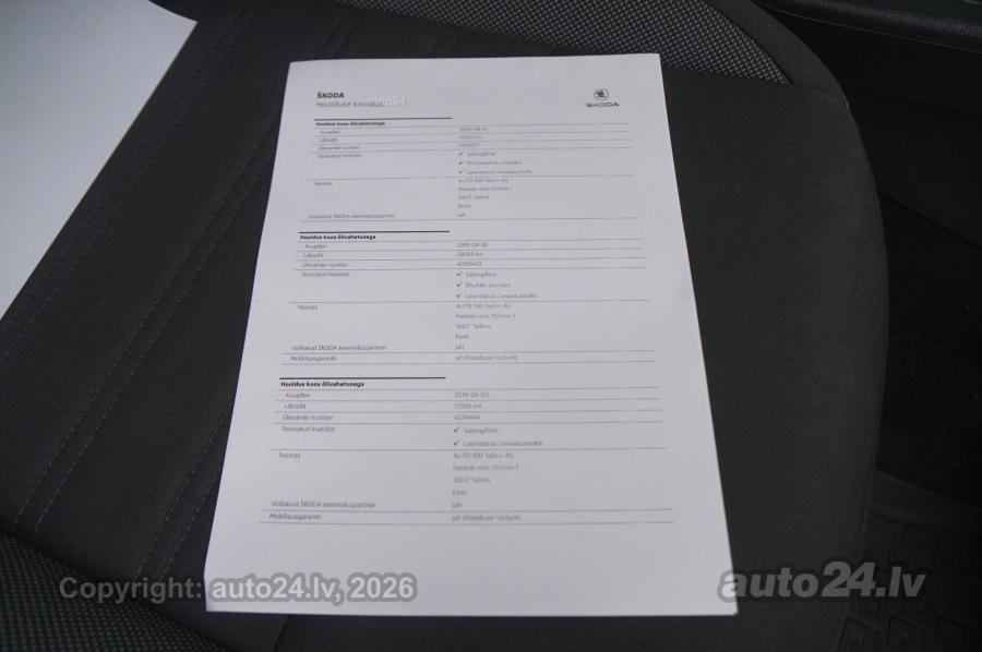 Brown Skoda Octavia 2017 in Tallinn, with an engine capacity of 1.40 L and mileage of 105 thousand km for 8990 €, photo 16 on AUTOMOTO.COM.LV