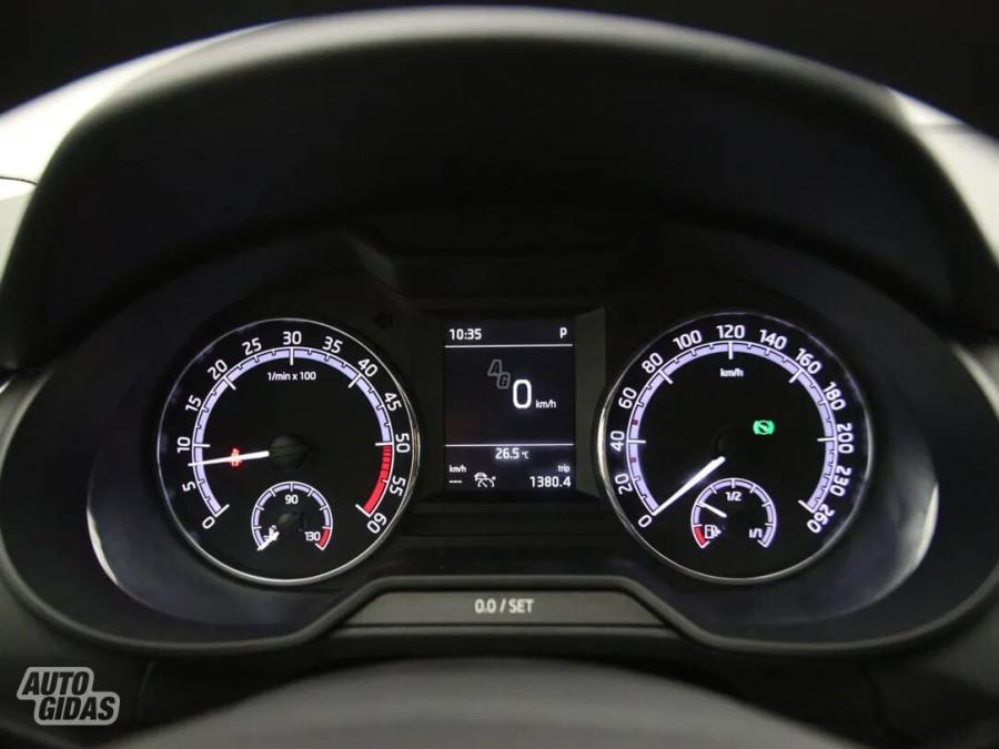 Brown Skoda Octavia 2018 in Vilnius, with an engine capacity of 1.60 L and mileage of 186 thousand km for 10199 €, photo 20 on AUTOMOTO.COM.LV