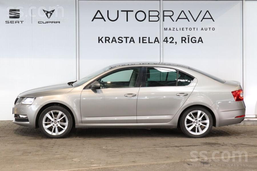 Brown Skoda Octavia 2019 in Riga, with an engine capacity of 1.50 L and mileage of 127 thousand km for 12000 €, photo 4 on AUTOMOTO.COM.LV