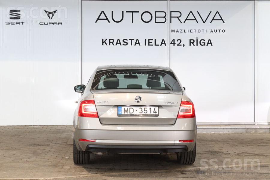 Brown Skoda Octavia 2019 in Riga, with an engine capacity of 1.50 L and mileage of 127 thousand km for 12000 €, photo 7 on AUTOMOTO.COM.LV