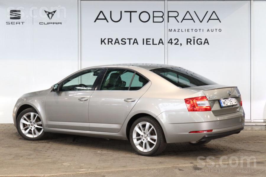 Brown Skoda Octavia 2019 in Riga, with an engine capacity of 1.50 L and mileage of 127 thousand km for 12000 €, photo 8 on AUTOMOTO.COM.LV