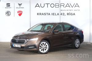 Brown Skoda Octavia 2021 in Riga, with an engine capacity of 1.00 L and mileage of 126 thousand km for 14100 €, photo  on AUTOMOTO.COM.LV