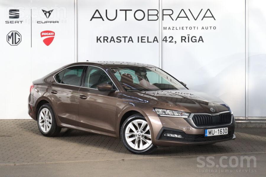 Brown Skoda Octavia 2021 in Riga, with an engine capacity of 1.00 L and mileage of 126 thousand km for 14100 €, photo 4 on AUTOMOTO.COM.LV