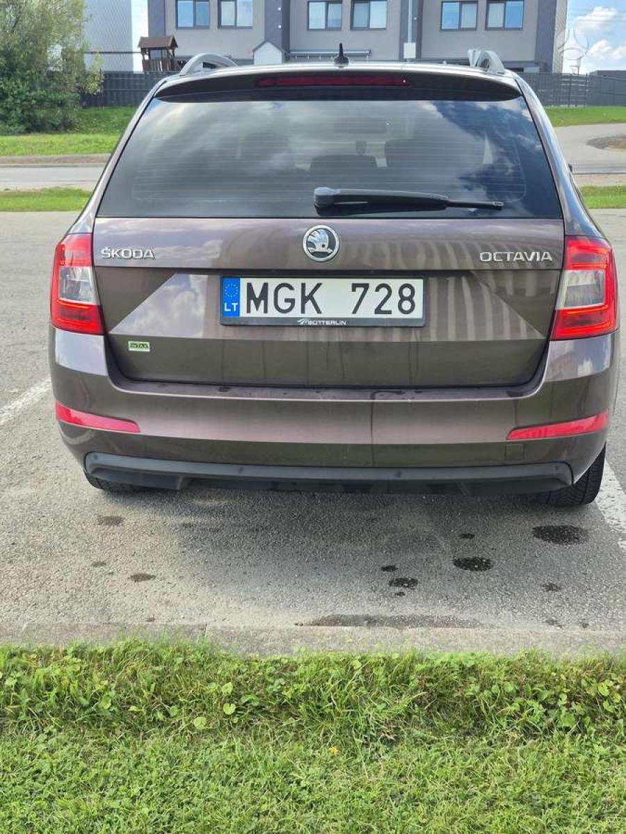 Brown Skoda Octavia 2013 in Kaunas, with an engine capacity of 1.60 L and mileage of 310 thousand km for 6150 €, photo 6 on AUTOMOTO.COM.LV