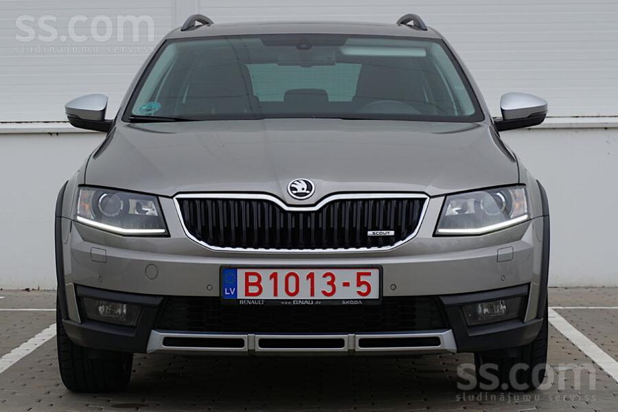Brown Skoda Octavia 2015 in Riga, with an engine capacity of 2.00 L and mileage of 234 thousand km for 1300 €, photo 2 on AUTOMOTO.COM.LV