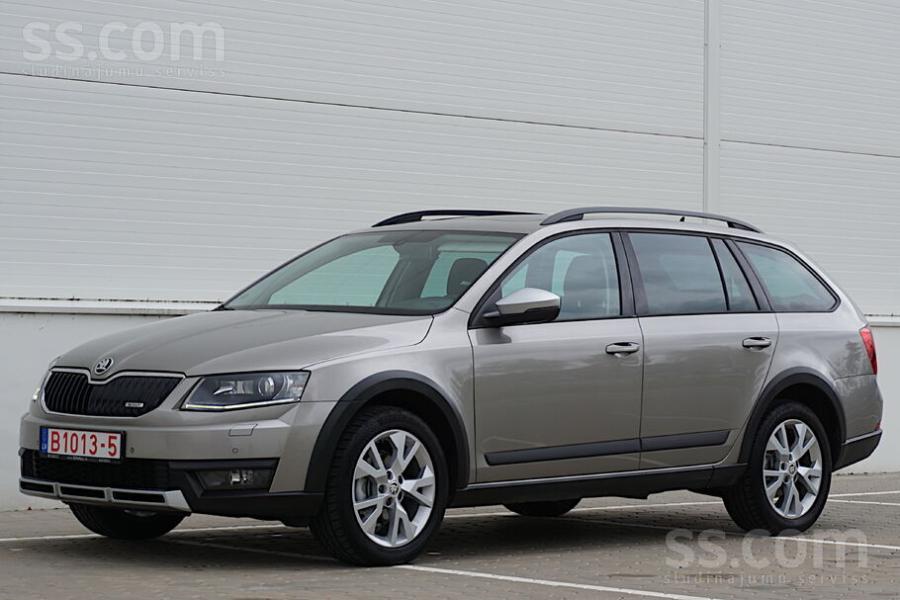 Brown Skoda Octavia 2015 in Riga, with an engine capacity of 2.00 L and mileage of 234 thousand km for 1300 €, photo 4 on AUTOMOTO.COM.LV