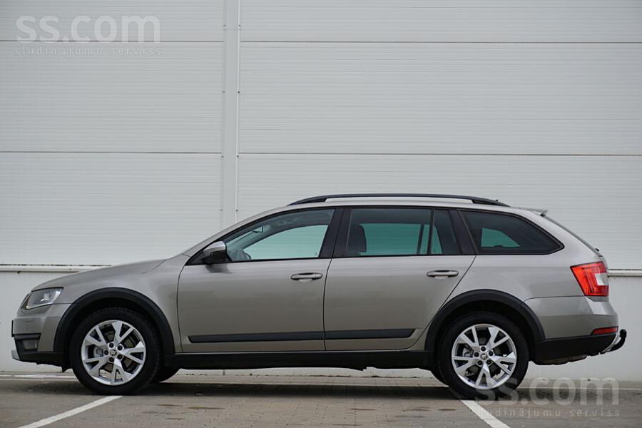 Brown Skoda Octavia 2015 in Riga, with an engine capacity of 2.00 L and mileage of 234 thousand km for 1300 €, photo 5 on AUTOMOTO.COM.LV