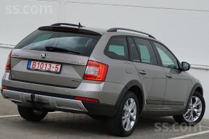 Brown Skoda Octavia 2015 in Riga, with an engine capacity of 2.00 L and mileage of 234 thousand km for 1300 €, photo 9 on AUTOMOTO.COM.LV